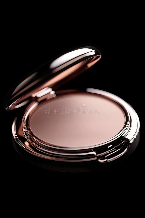 This Luxurious Compact Powder Case, Designed with Smooth Reflective ...