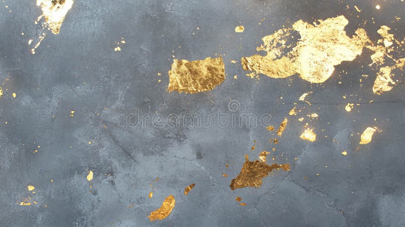 Luxurious Concrete Texture with Gold Infused Fibers for Elegant Design ...