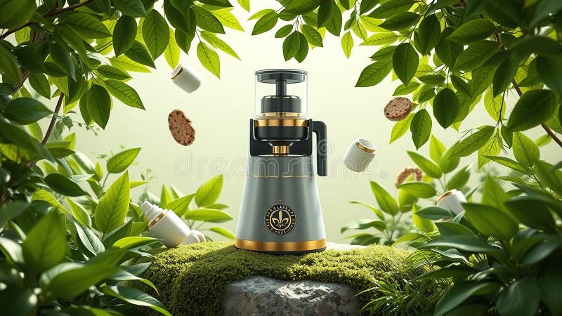 Luxurious Contemporary Kitchen Mixer Display Natural Stone and Floating ...