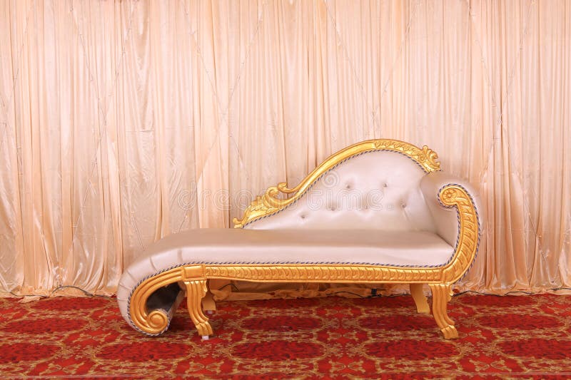 Luxurious Couch in a Wedding Stock Image - Image of textile ...