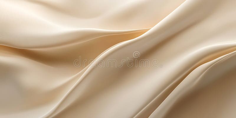 Luxurious Cream Silk Fabric Texture: Elegant Background Image Stock ...
