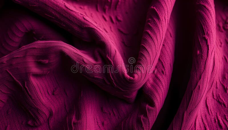 Luxurious Crimson Fabric: a Texture Rich Close Up Stock Illustration ...
