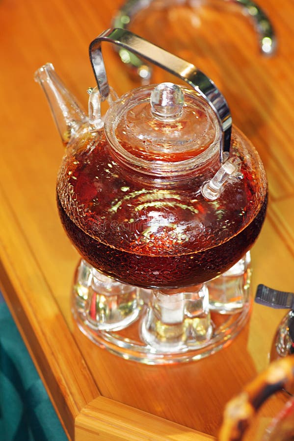 Luxurious crystal teapot stock photo. Image of diet, aliment - 24922540