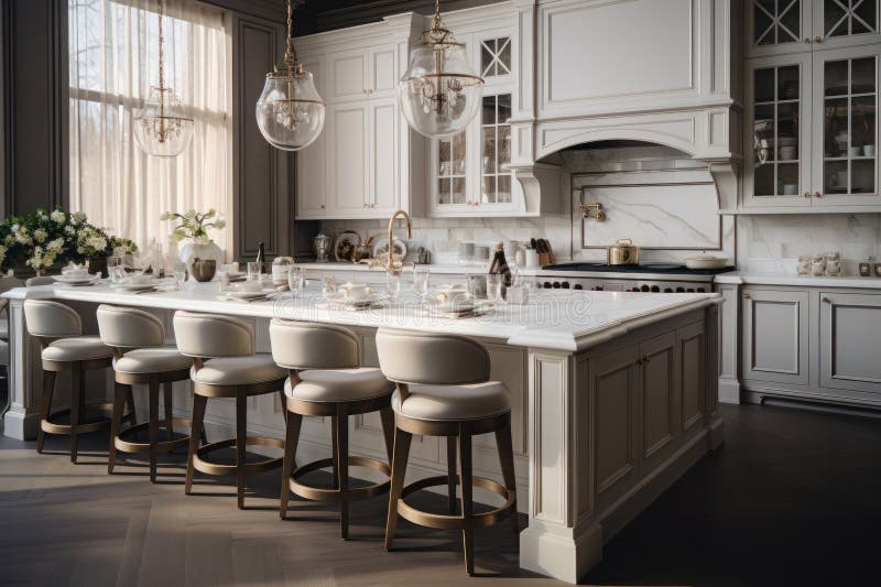 Luxurious Custom Residential Kitchen Upgrade Interior Generative AI ...