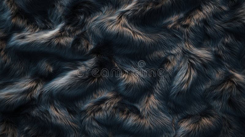 Luxurious Dark Blue Faux Fur Texture for Elegant Backgrounds Stock ...