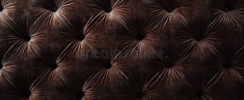 Luxurious Dark Leather Upholstered Texture with Elegant Diamond Pattern ...