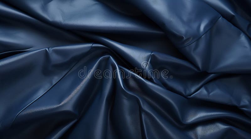 Luxurious Dark Navy Leather Texture Stock Photo - Image of chic, modern ...