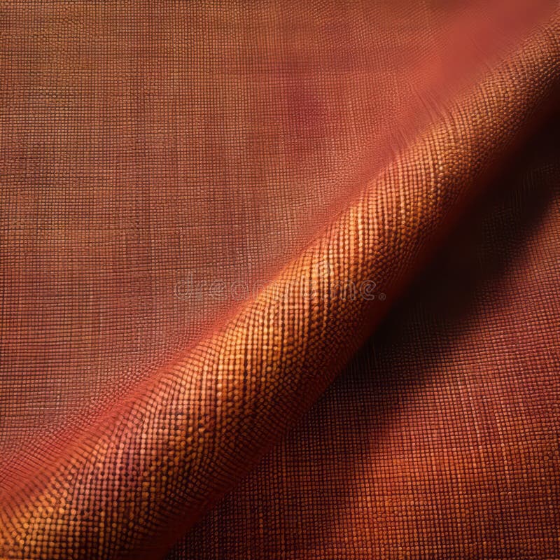 Luxurious Dark Orange Twill Weave Plain Sheet Fabric Design Stock ...