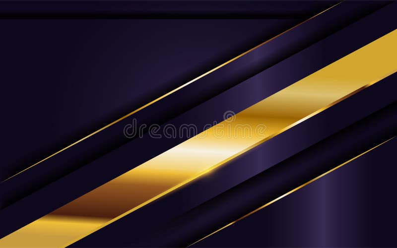 Luxurious Dark Purple Background with Golden Lines Combination. Elegant ...