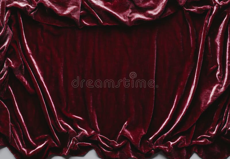 Luxurious Dark Red Velvet Drapery Fabric Texture High Quality Image ...