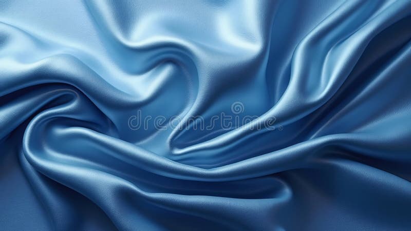 Luxurious Deep Blue Silk Fabric Texture, Smooth, High Quality Image ...
