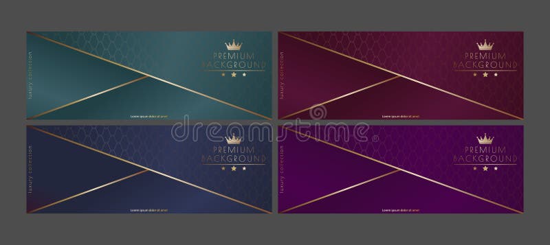 Luxurious Design. Premium Packaging, Cover, Banner, Poster Stock Vector ...
