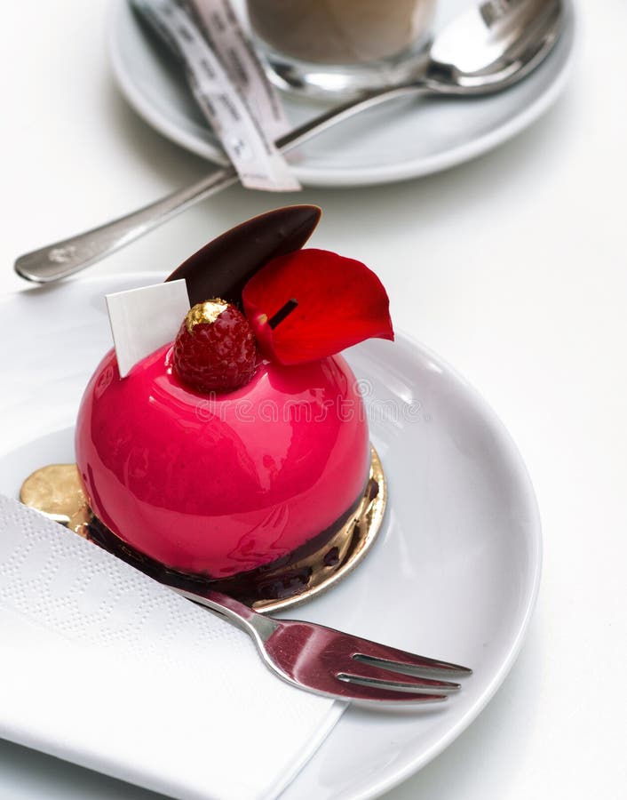 Luxurious Dessert Fine Dining Example Stock Image - Image of symbolic ...