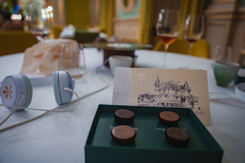 Luxurious Dining Setup in Opulent Hotel Interior with Elegant Decor ...