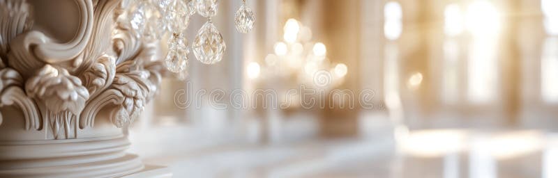 Luxurious and Elegant Interior or Exterior Space with Ornate Design ...