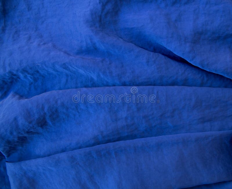 Luxurious Expensive Blue Fabric As an Elegant Background with Beautiful ...