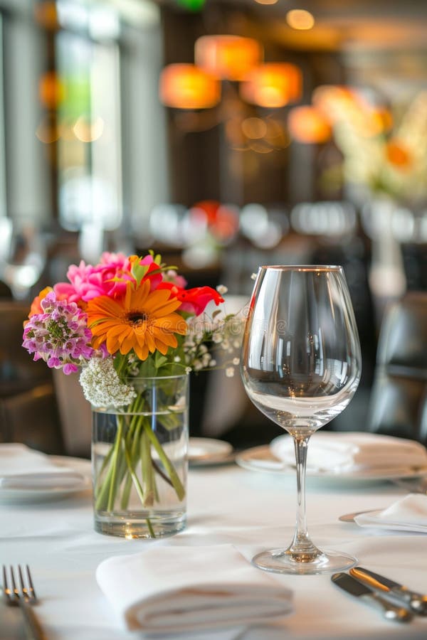 Luxurious Fine Dining Table Setting for Elegant Wedding Empty White ...