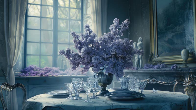 A Luxurious French Chateau Dining Experience, Featuring an Elegantly ...