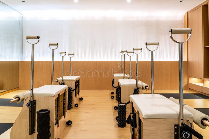Luxurious and Fully Equipped Yoga Gym, Pilates Studio Stock Image ...