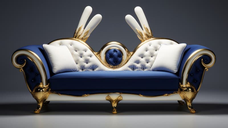 Luxurious Futuristic Classical Style Sofa Inspired by Rabbit Stock ...