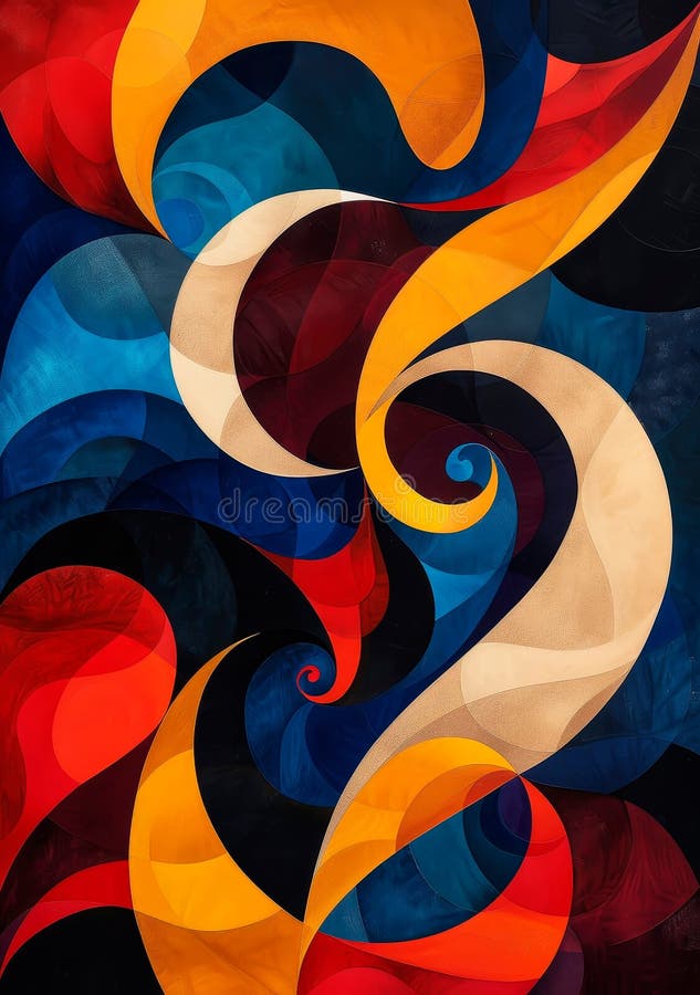 Luxurious Geometry Shapes Swirl Together in a Mesmerizing Pattern ...