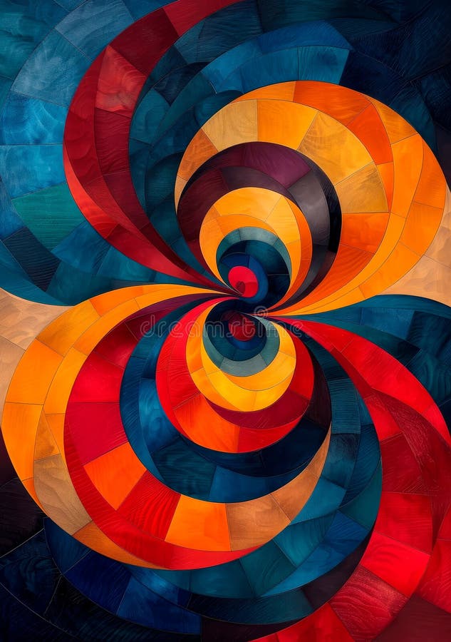 Luxurious Geometry Shapes Swirl Together in a Mesmerizing Pattern ...