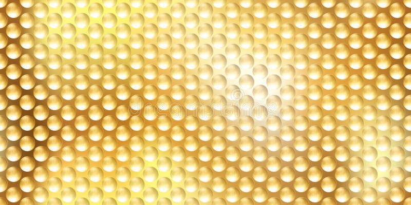 Luxurious Gold Abstract Seamless Pattern with Golfball Texture Stock ...