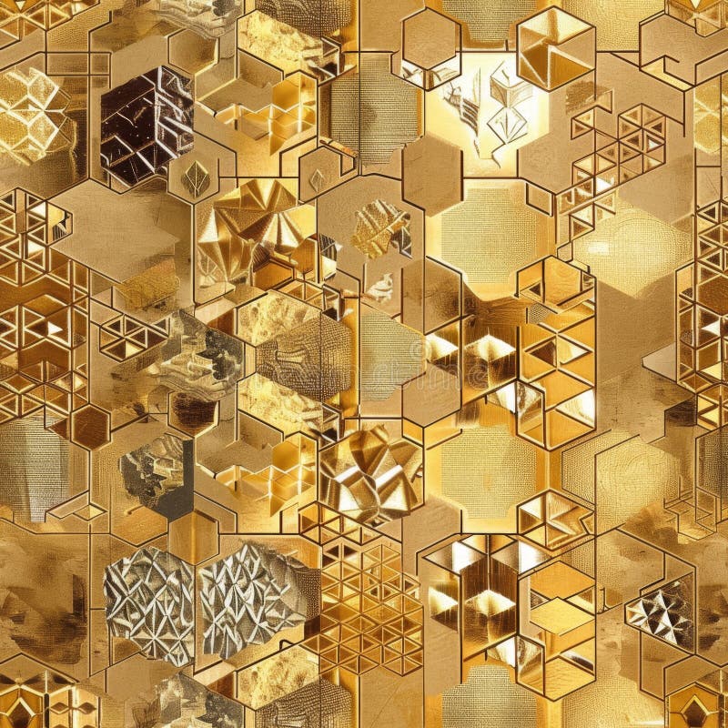 Luxurious Gold Geometric Patterns for Elegant Abstract Backgrounds ...