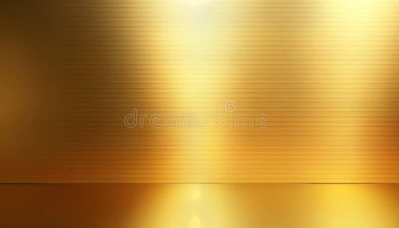 Luxurious Gold Metal Surface with Polished Texture. Shiny, Reflective ...