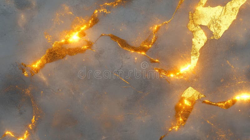 Luxurious Gold Plated Concrete Texture with Abstract Pattern for Design ...