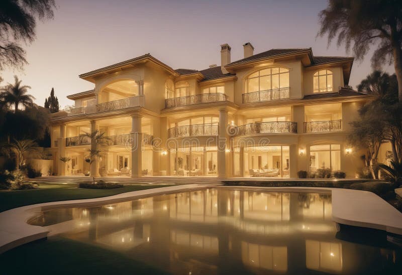 Gold Real Estate Logo in Line Style. Construction, Architecture or ...