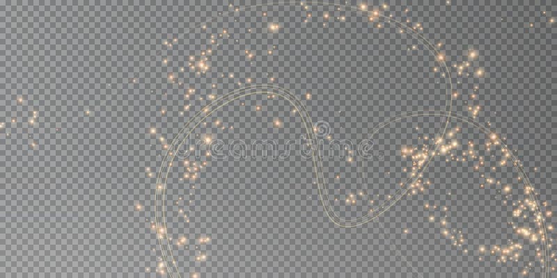 Luxurious Gold-toned Vector with Sparkling Fireworks, Particles, and ...