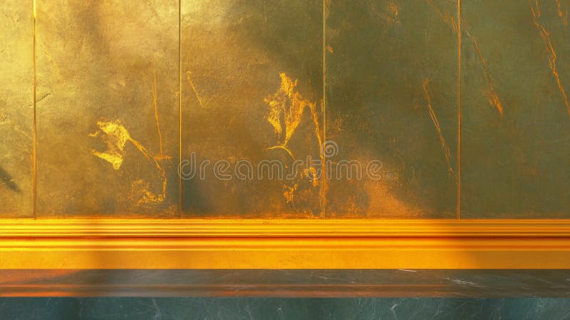 Luxurious Gold Wall Texture with Polished Molding Design for Interior ...