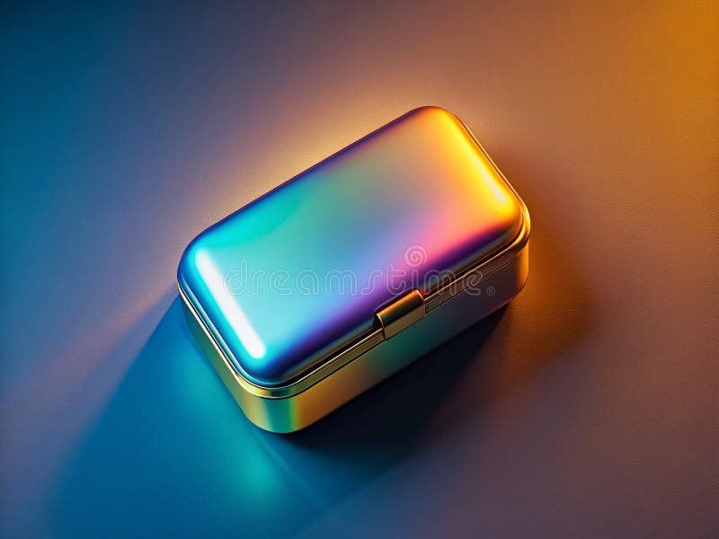 Luxurious GoldAccented Clutch Box a Stunning Flat Lay Featuring a ...