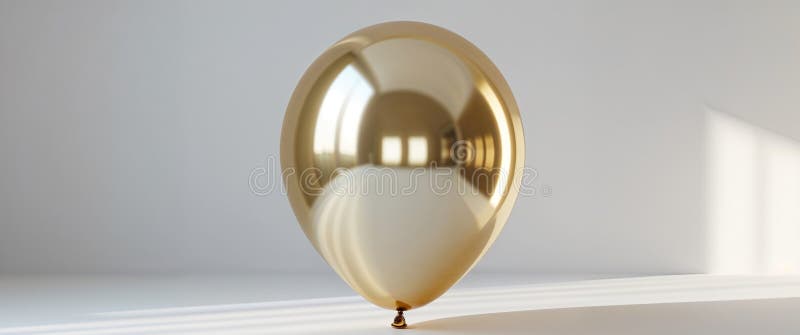 Luxurious Golden Balloon Metallic Reflection Stock Photos - Free ...