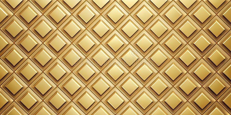 Luxurious Golden Embossed Diamond Pattern Background Texture for ...