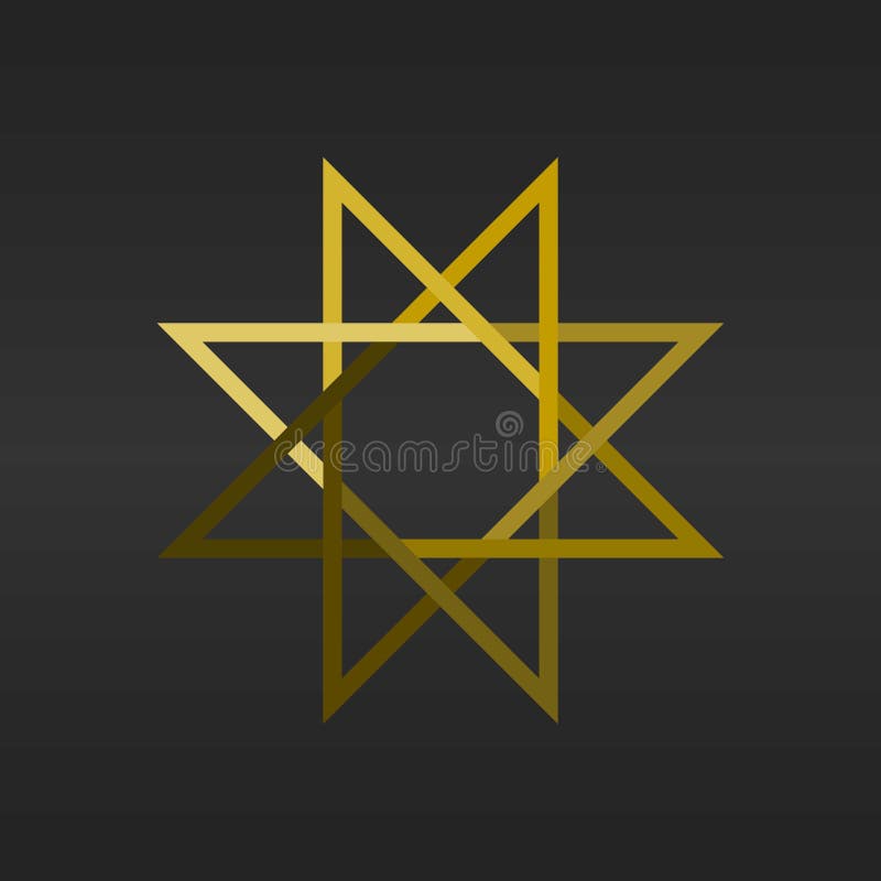 Luxurious Golden 8 Star Logo Stock Illustrations – 4 Luxurious Golden 8 ...