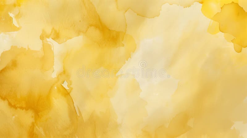 Luxurious Golden Yellow Watercolor Texture with Rich, Fluid Patterns ...