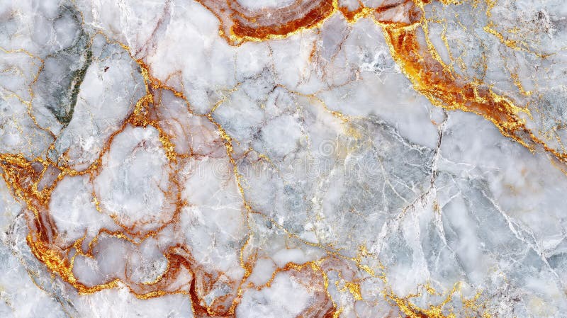 Luxurious Grey and Gold Marble Texture Background Stock Illustration ...