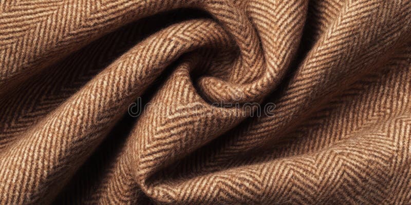 A Luxurious Herringbone Fabric Texture Background in Warm Chestnut ...