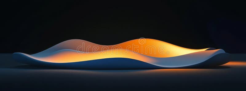 A Luxurious Illustration Featuring an Upward-glowing String with a ...