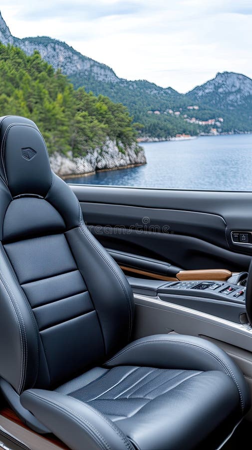 Luxurious Industrial Cabin Features Leather Seating, a Steering Console ...