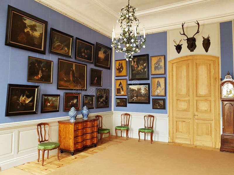 Luxurious Interior of Rooms Inside the Rundale Castle in Latvia in ...