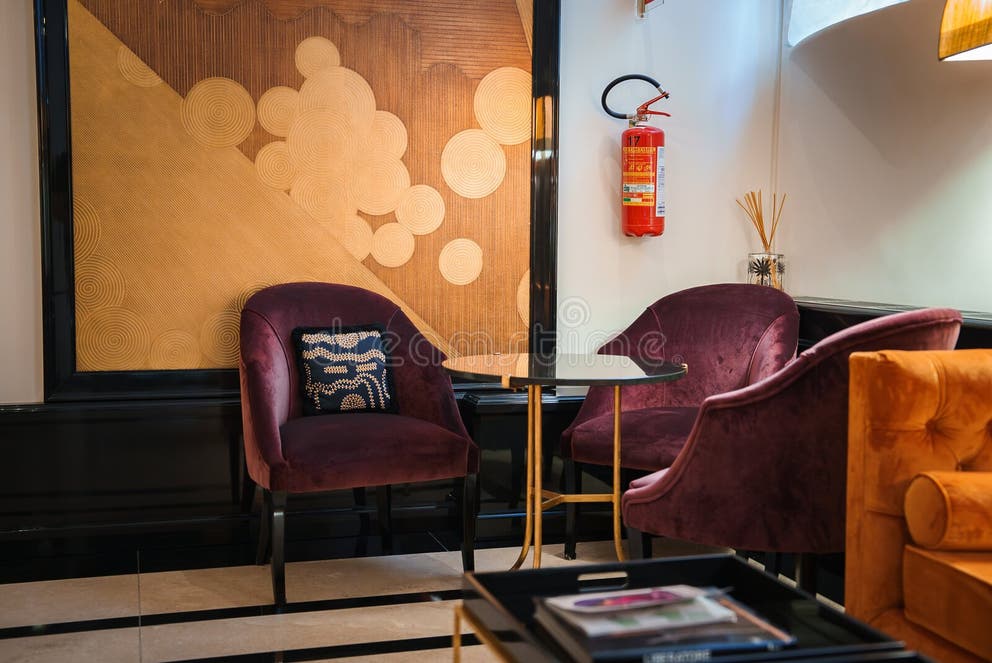 Luxurious Interior Setting with Elegant Design in Rome Editorial Photo ...