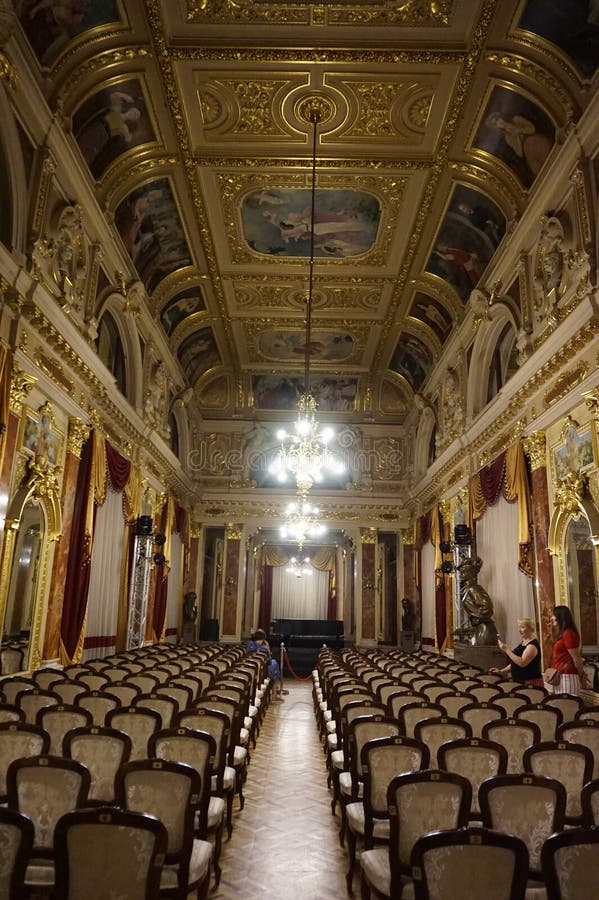Luxurious Interiors of the Lviv Opera House. Editorial Image - Image of ...