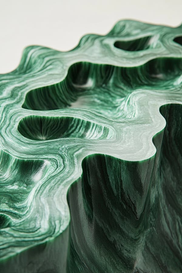 Luxurious Jade Texture with Intricate Swirling Patterns and Tonal ...