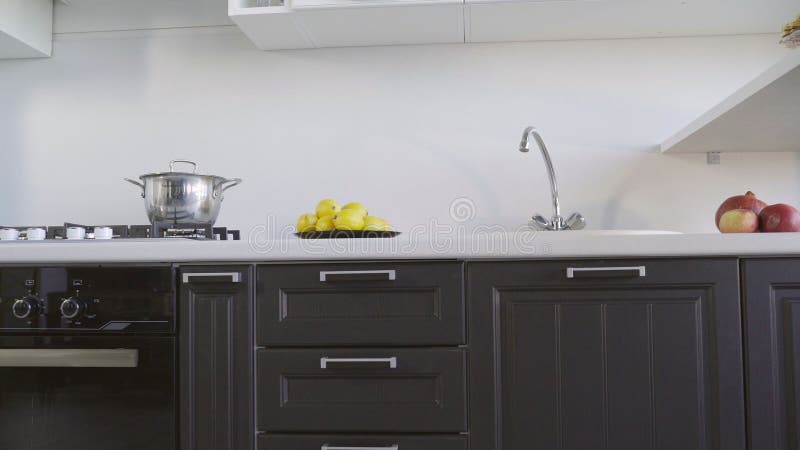 Luxurious Kitchen. Interior of a Modern Kitchen. Kitchen Set ...