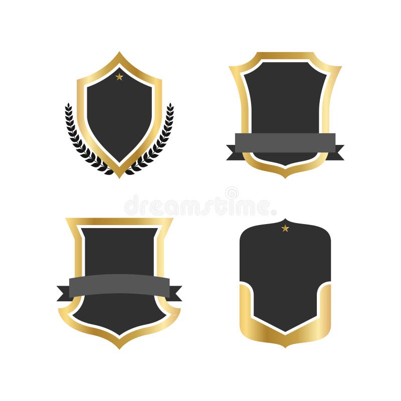 Luxurious Laurel Wreath and Shield Modern Design with Timeless ...