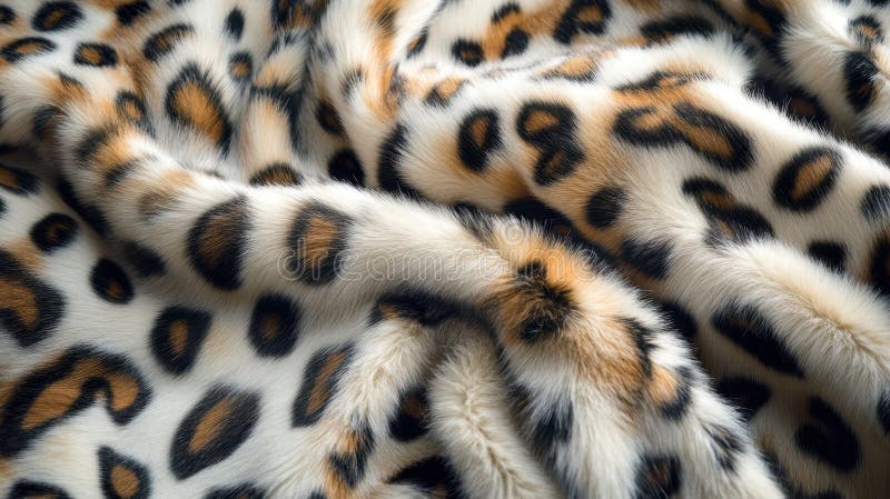 Luxurious Leopard Print Fabric Texture in High Detail Stock Photo ...