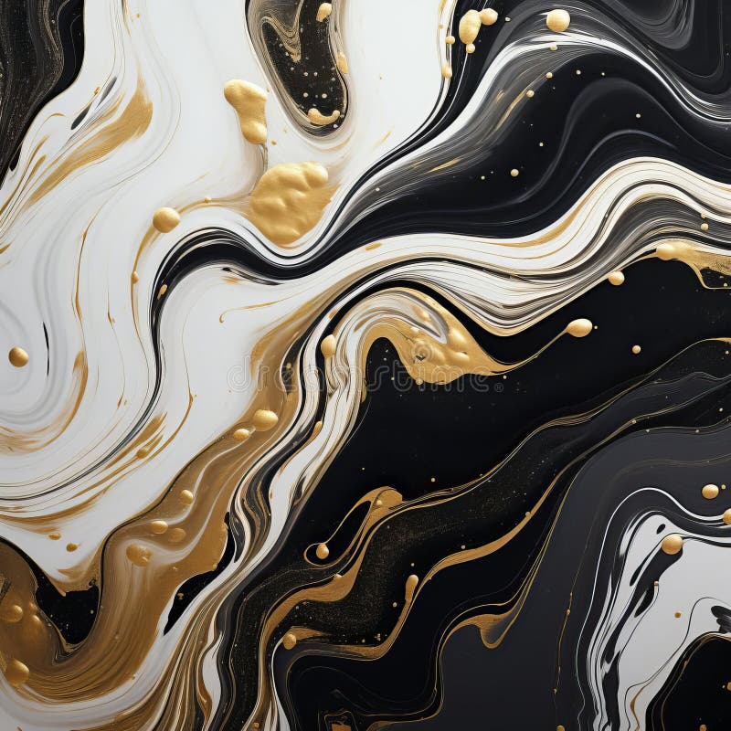 Luxurious Liquid Marble Texture Design with Dynamic Movement Stock ...